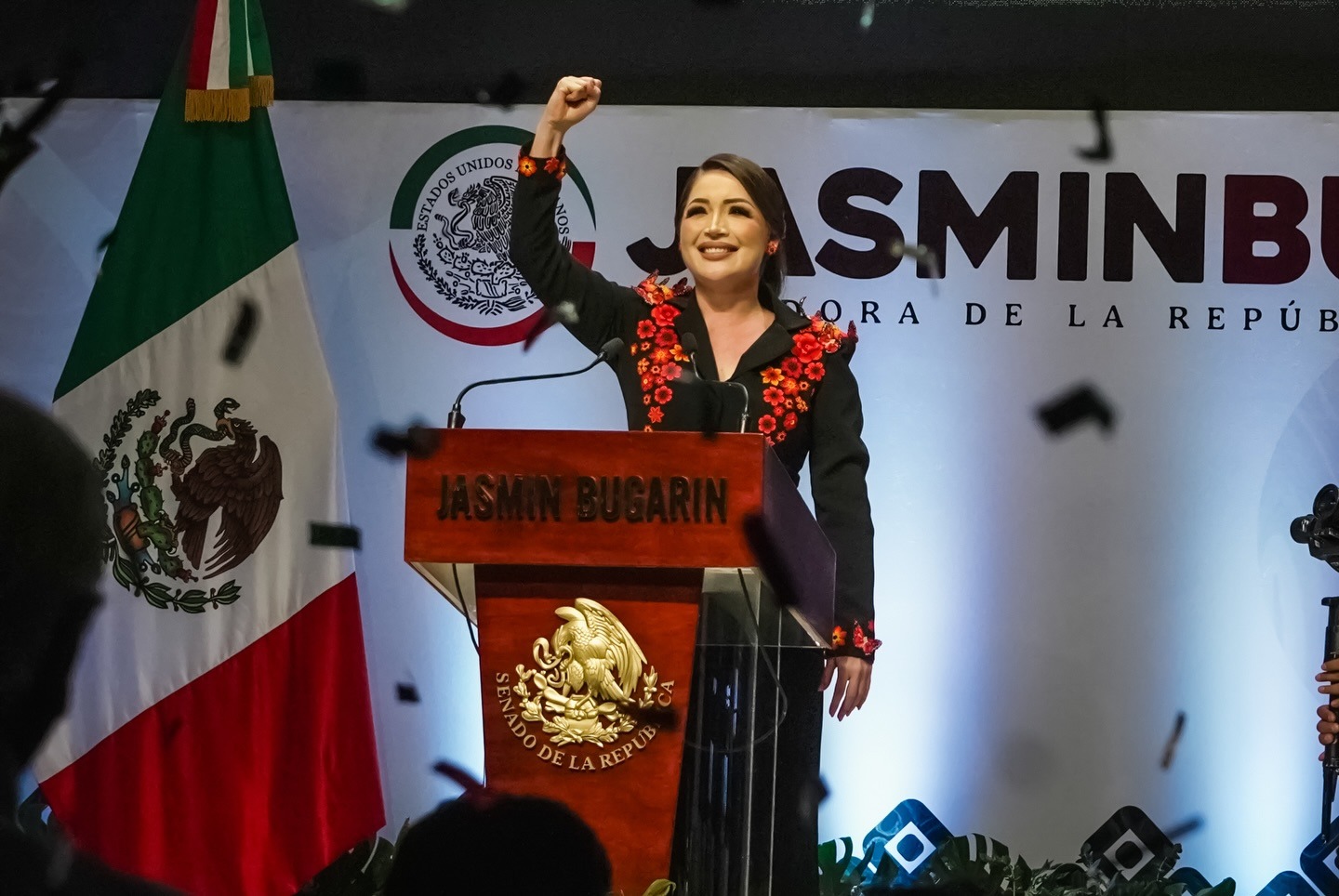 Jasmin Bugarín rinde su Primer Informe Legislativo y reafirma su ...