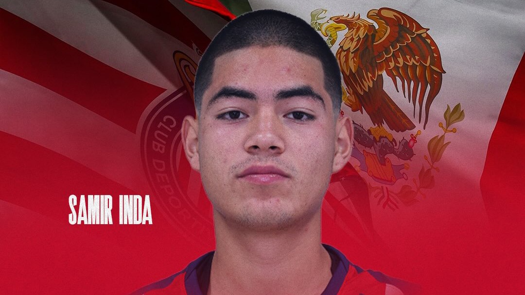 Convocan al nayarita Samir Inda de Chivas a la selección mexicana sub-20